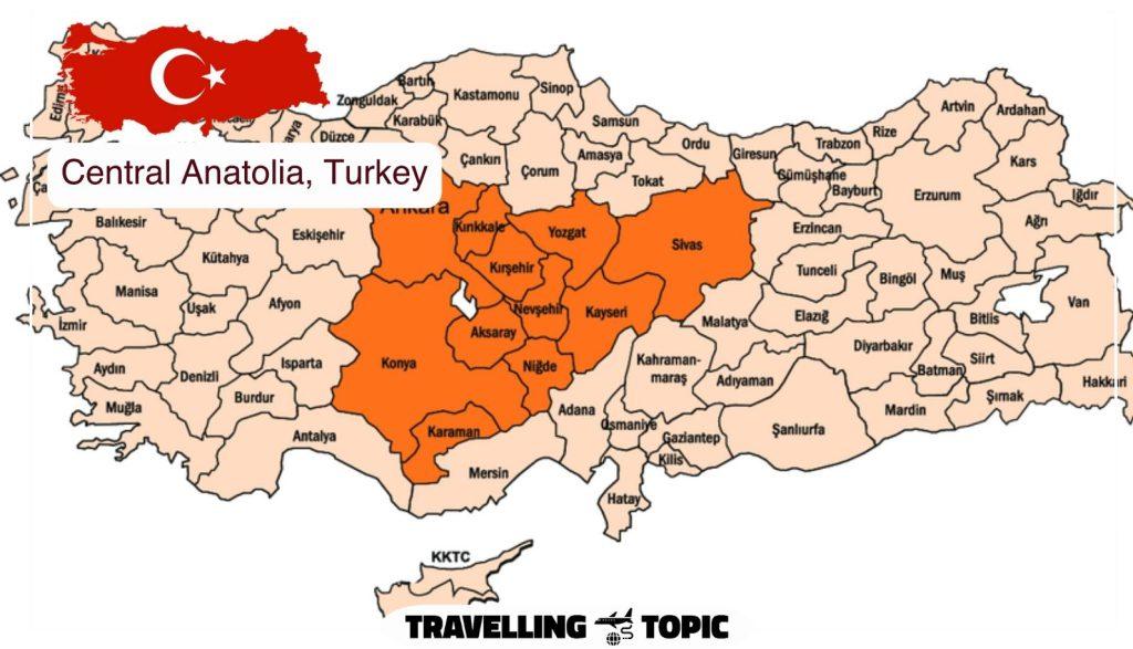 Map Of Turkey And Surrounding Countries + Bordering Countries