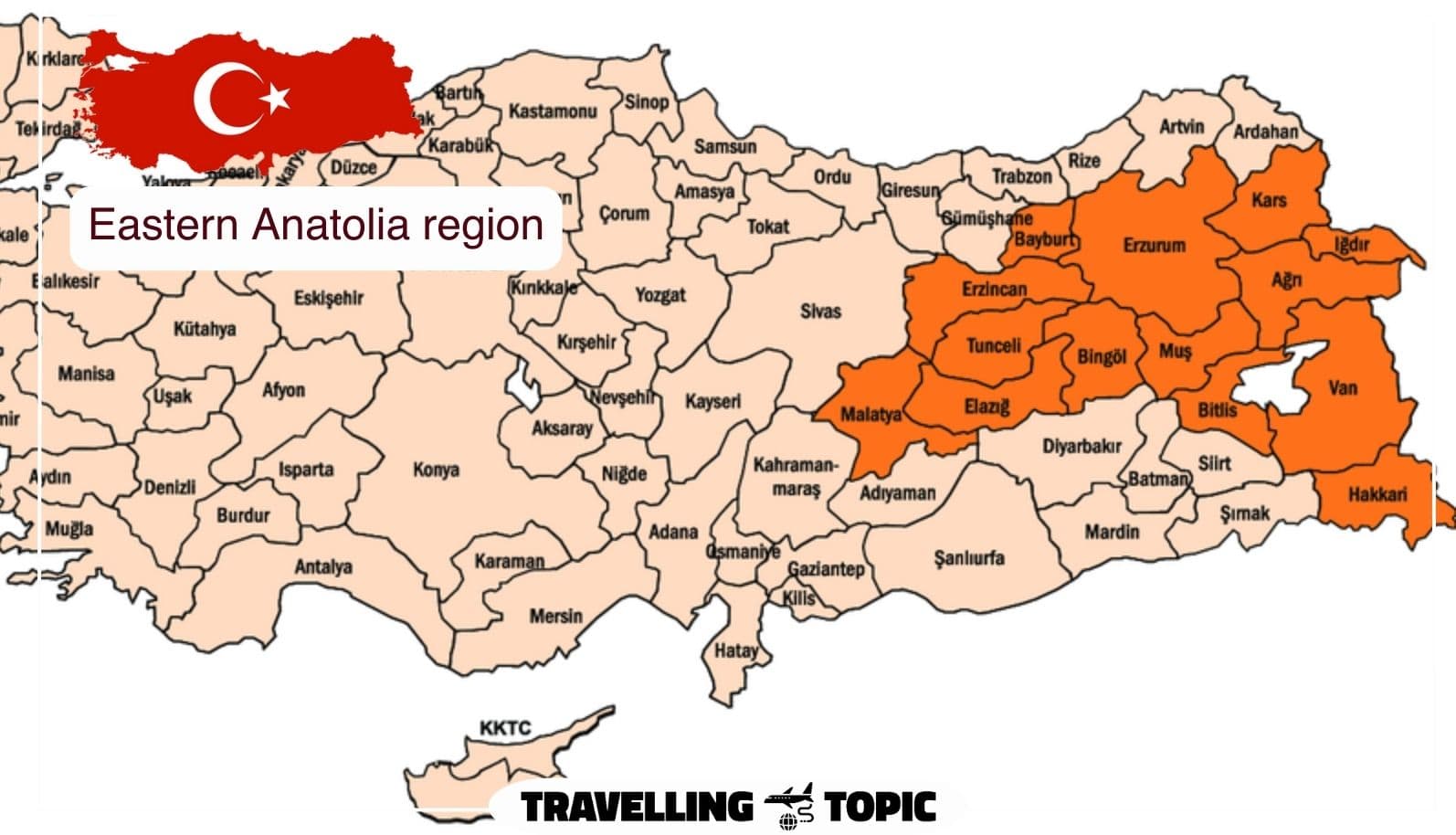Map Of Turkey And Surrounding Countries + Bordering Countries