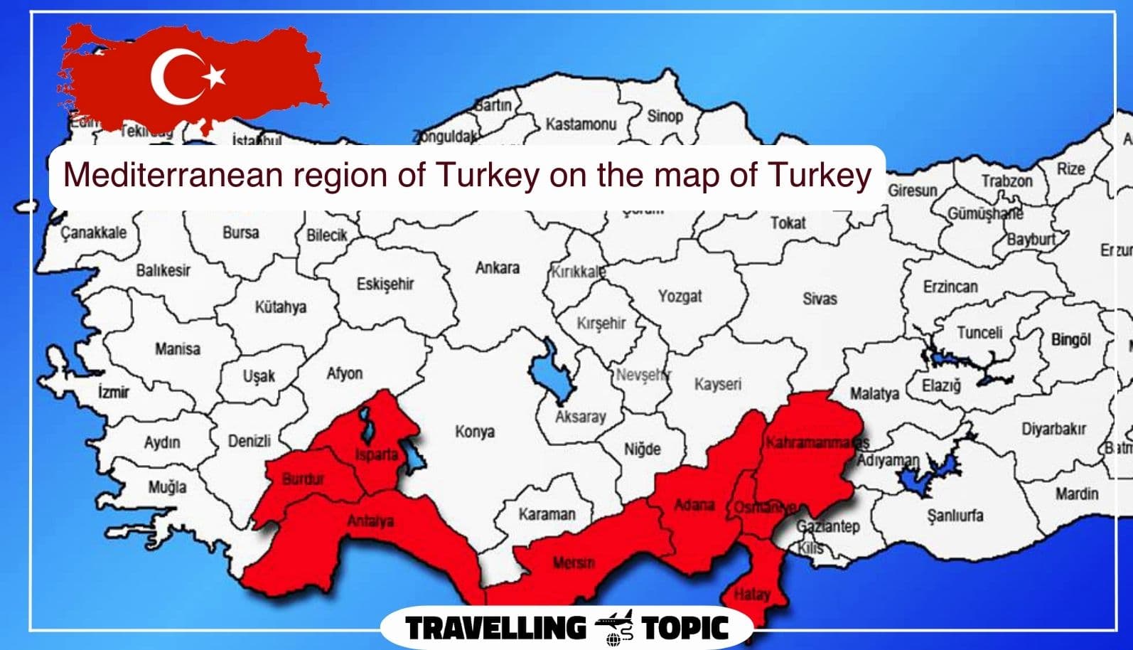 Map Of Turkey And Surrounding Countries + Bordering Countries